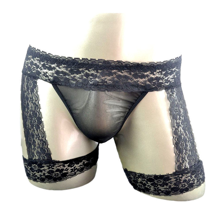 Mens Lace Underwear Thongs Panties And Lace Boxers Foxy Gears